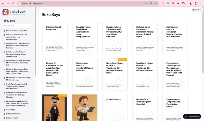 InstaBook - From Thought to Book in Seconds